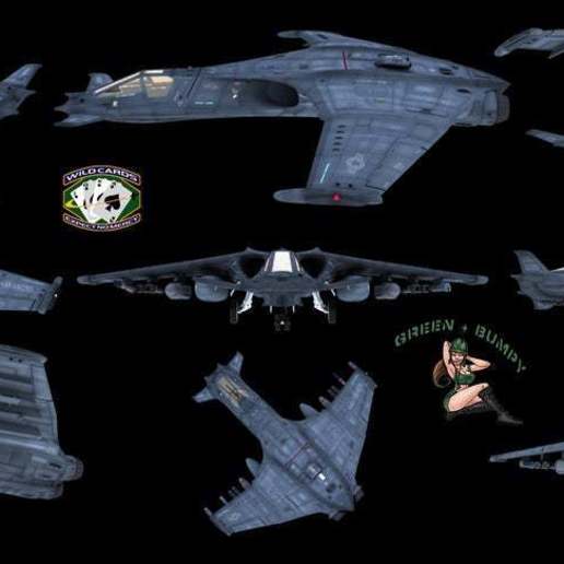 Download free STL file SA-43 Hammerhead - Space Above and Beyond • 3D ...